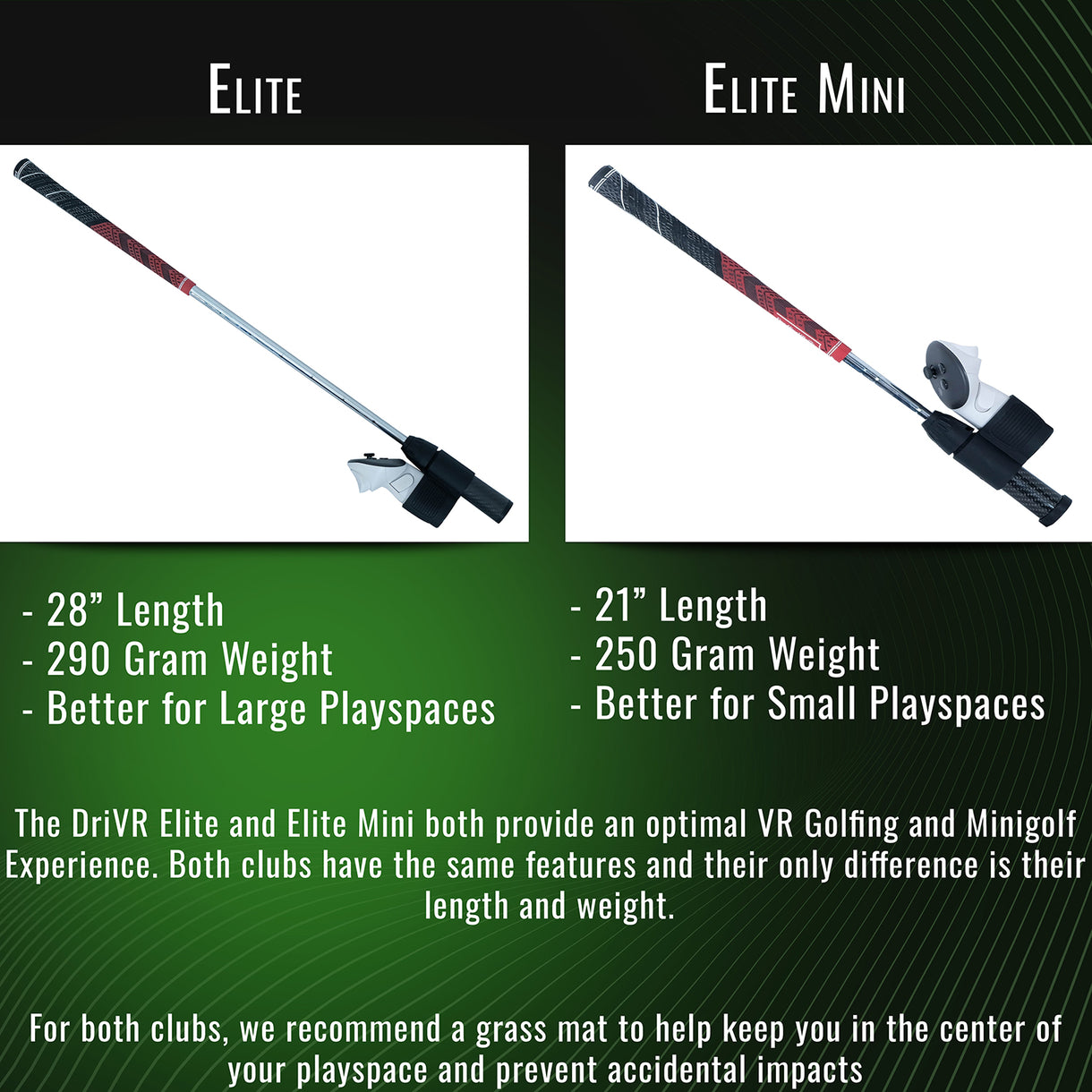 DriVR Elite Chrome - Stepped Steel Weighted Golf Club - Compatible wit ...