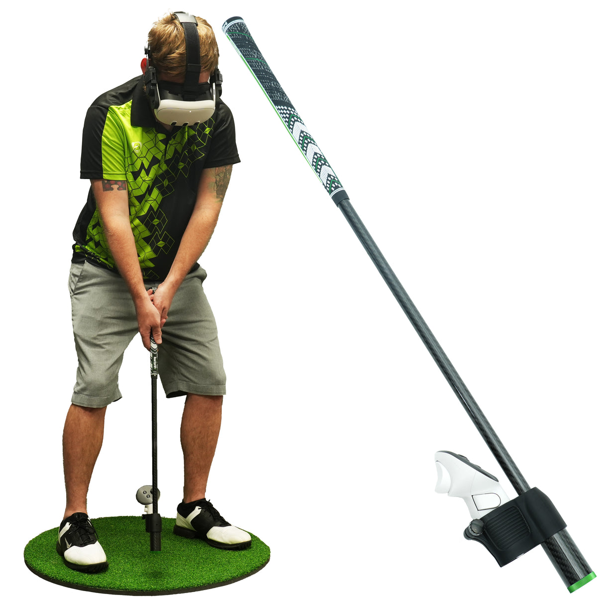 DriVR Elite - Adjustable VR Weighted Golf Club Handle Accessory - Comp ...