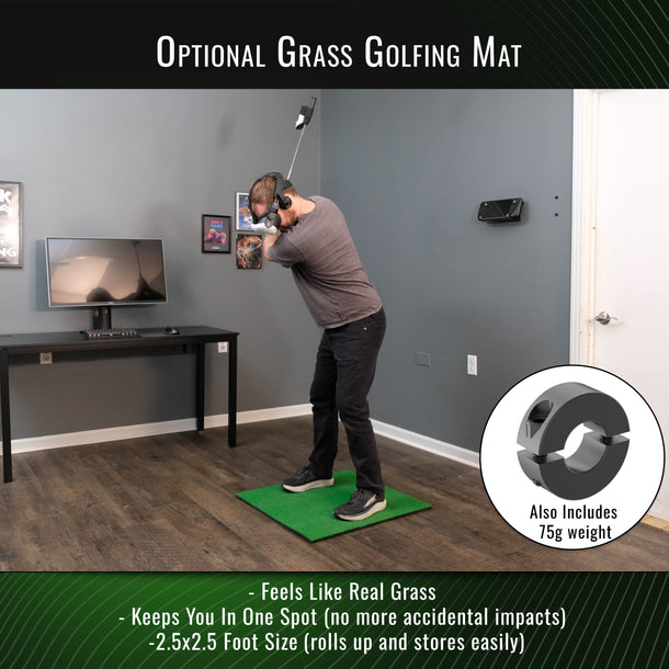 DriVR Elite Chrome - Stepped Steel Weighted Golf Club - Compatible wit ...