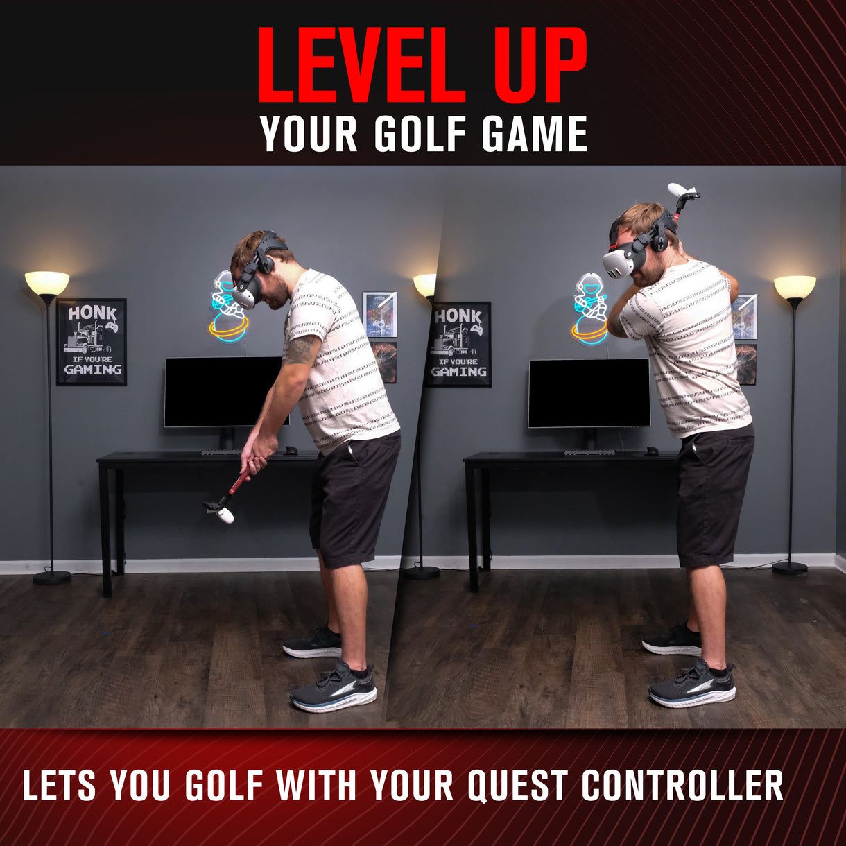 DriVR - VR Golf Club Handle Accessory - Quest 3/3s - Pro – DeadEyeVR