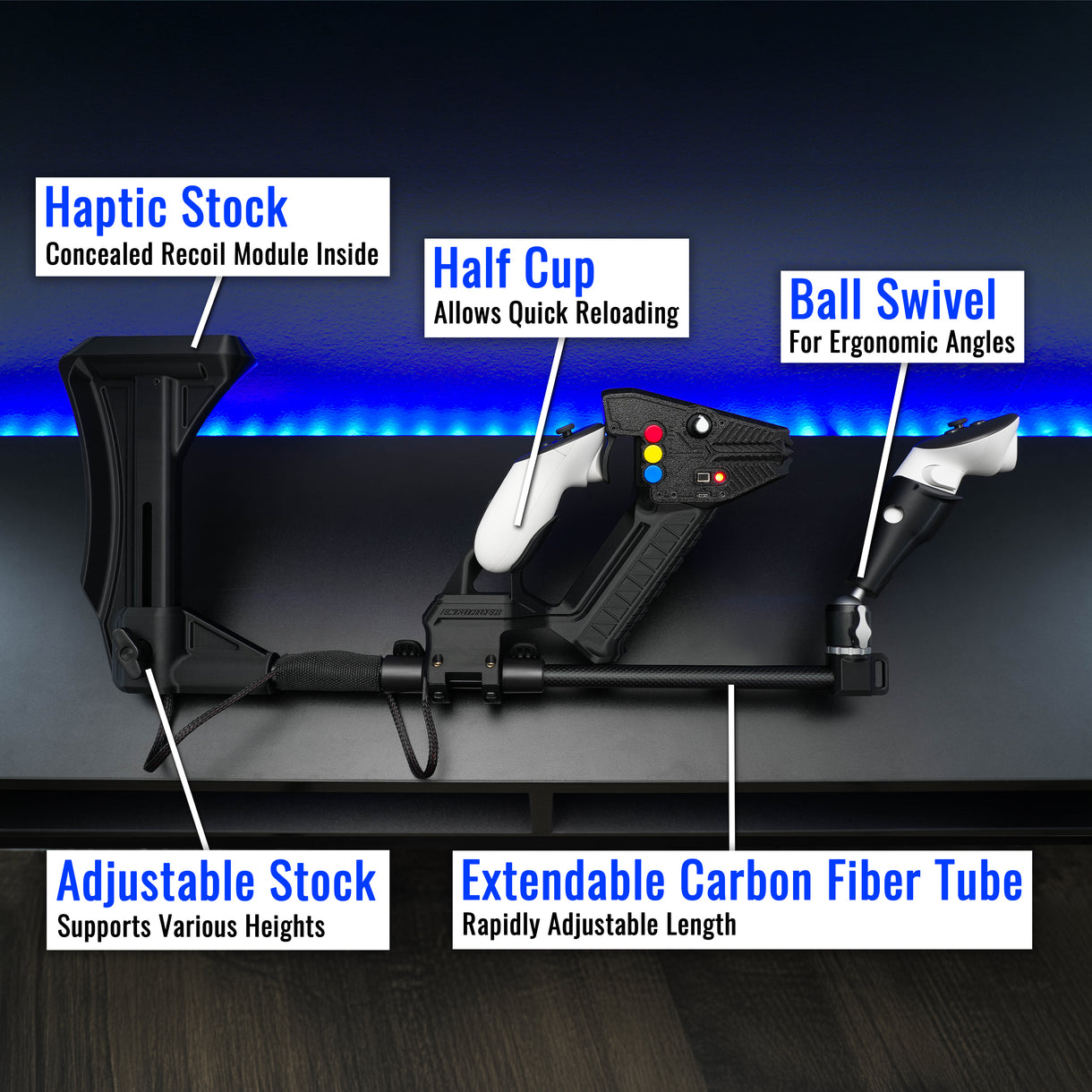 Enforcer Revolt - Haptic Rifle Stock with Force Feedback for Quest VR ...